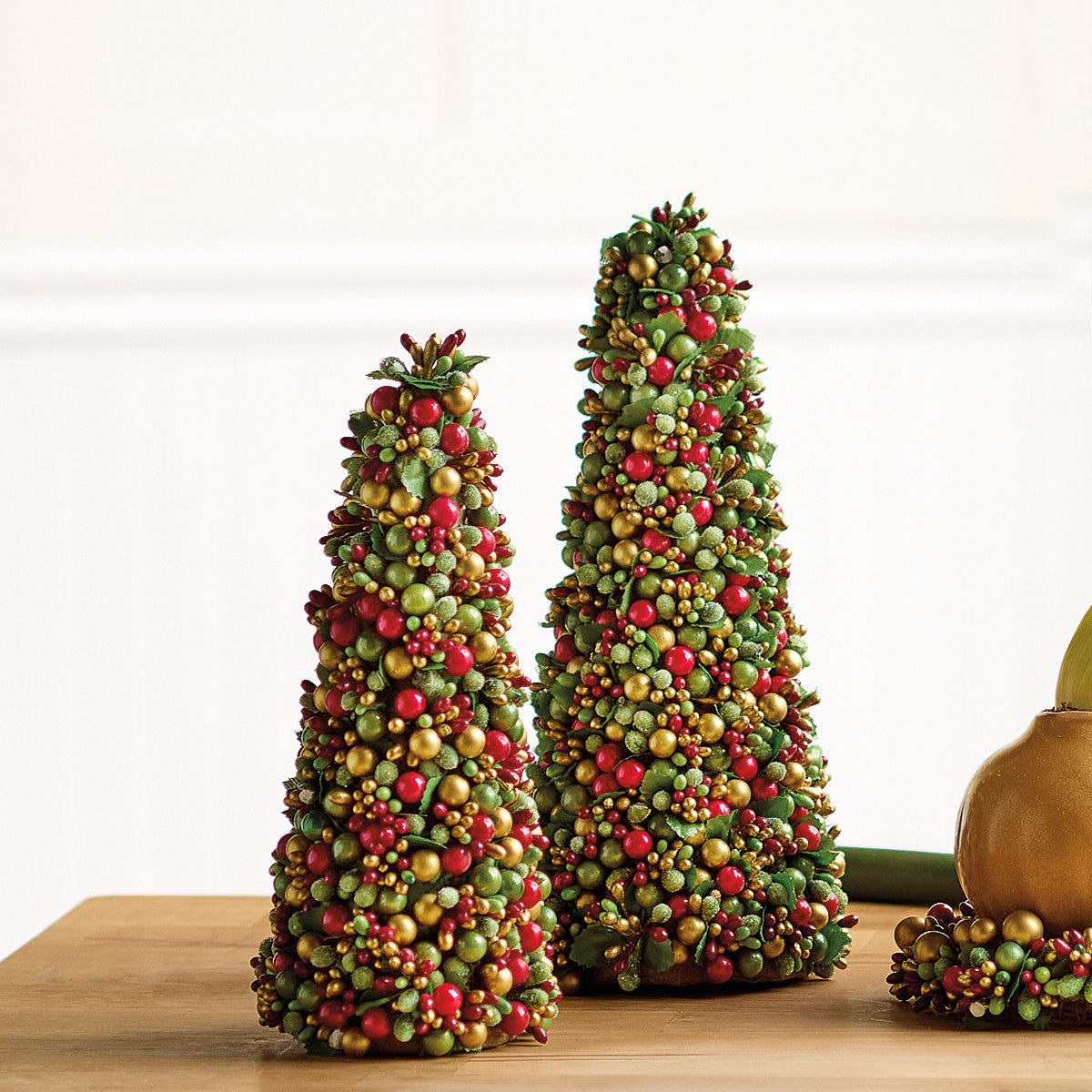 Beaded Cone Tree Set – Monticello Shop