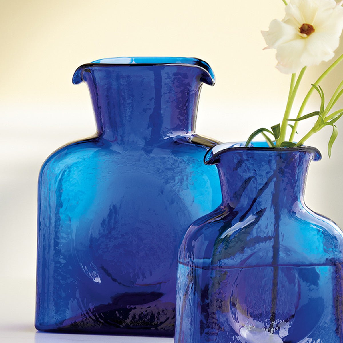 Blenko Cobalt Blue Glass Pitcher – Monticello Shop