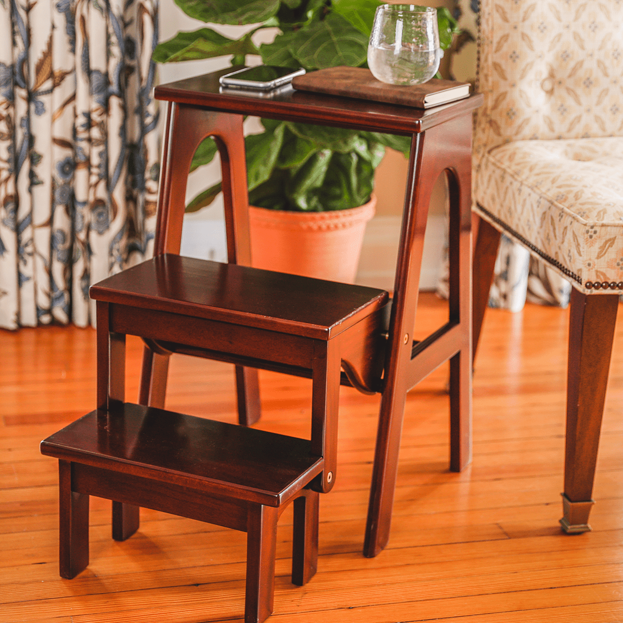 Folding Library Steps – Monticello Shop