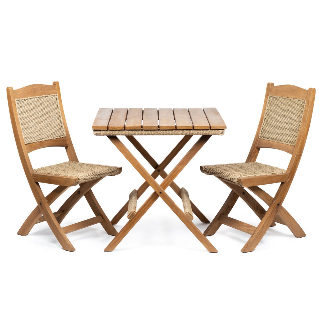 Monticello Teak Table and Chairs – Monticello Shop